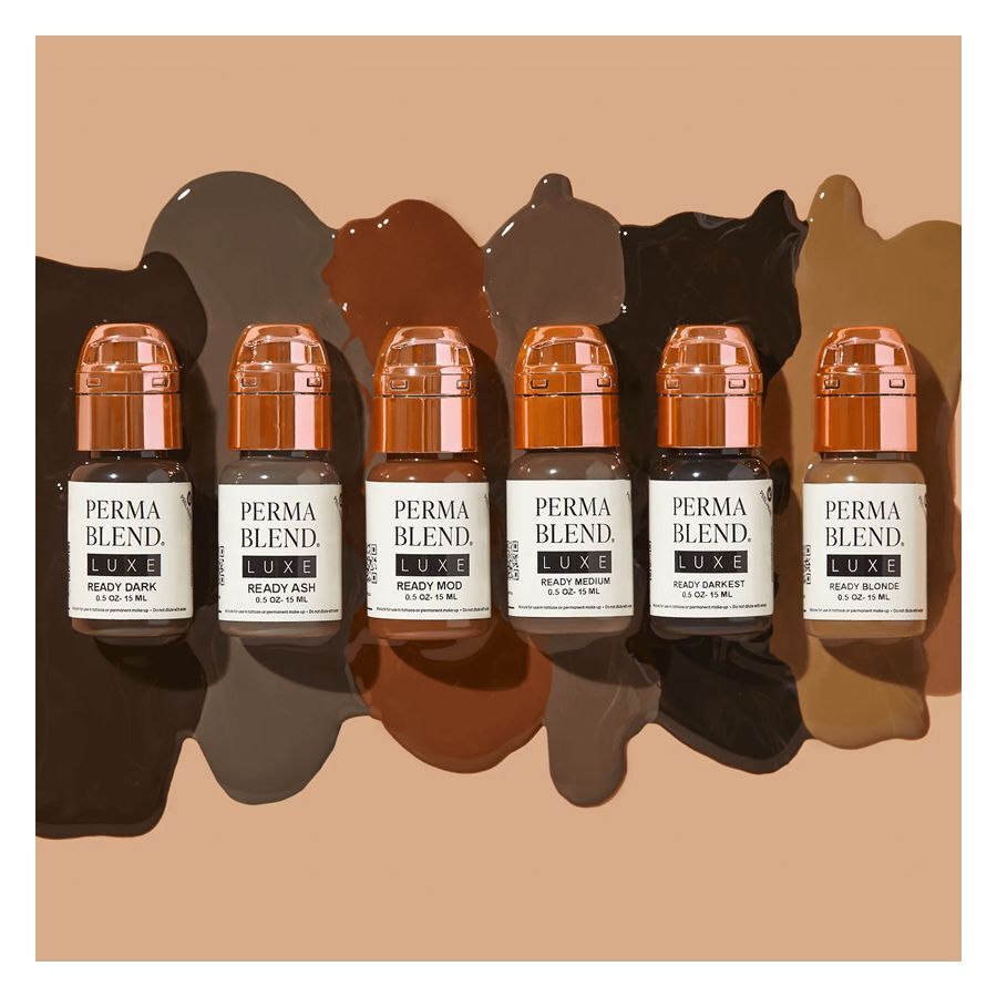 Perma Blend Luxe PMU Ink - 6 x 15 ml Set - The Wildcat Collection